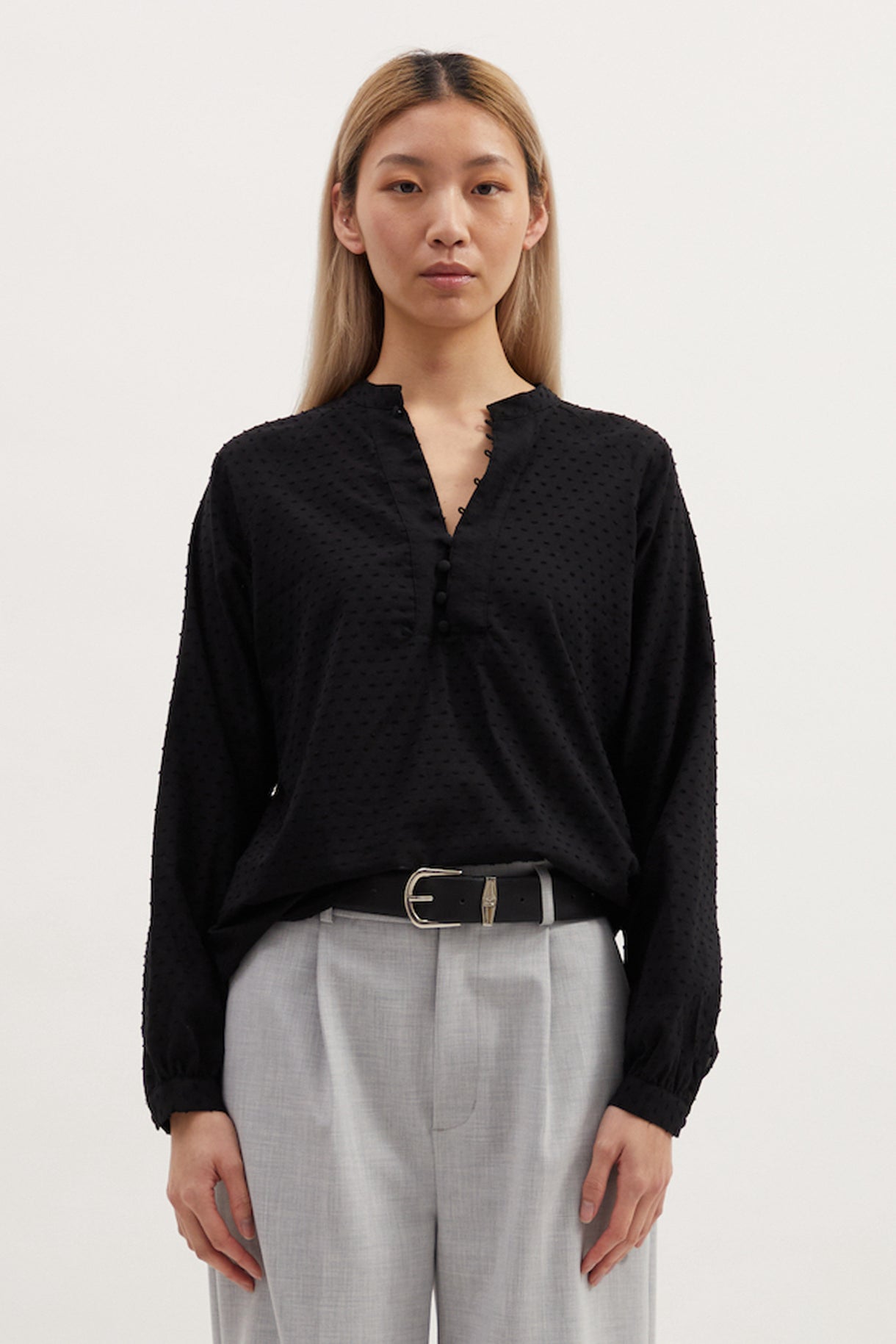 LAYCIE BLOUSE - BLACK – RMN Studios